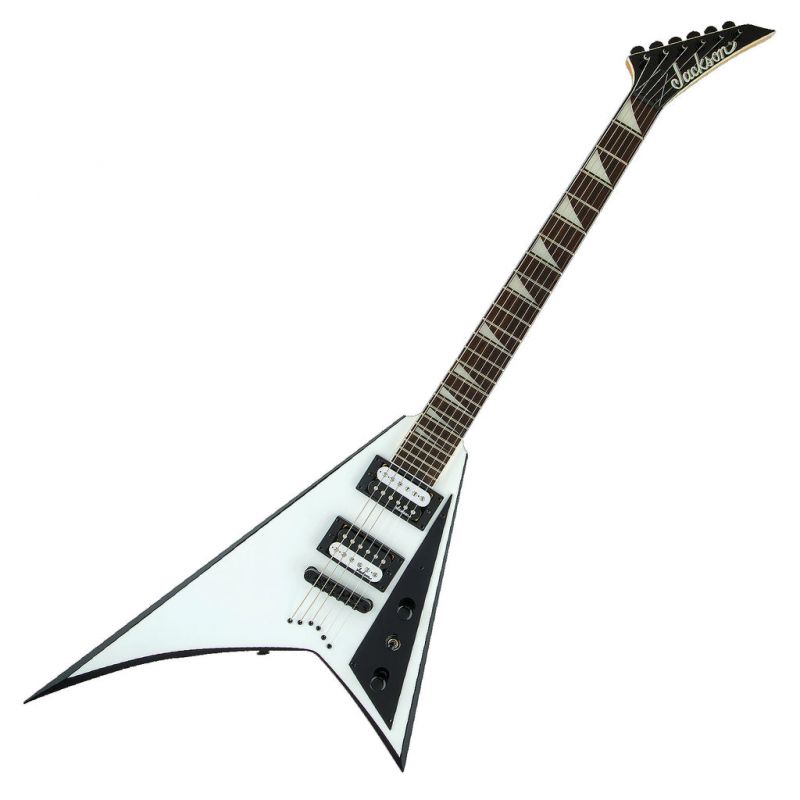 Електрогітара Jackson JS Series Rhoads JS32T White with Black Bevels ...