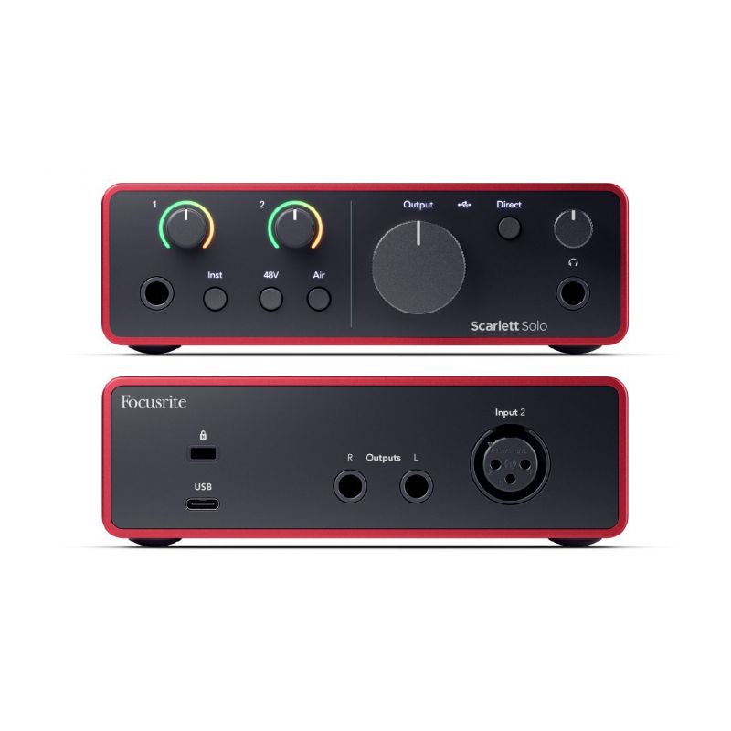 Звуковая карта Focusrite Scarlett Solo 4th Gen • лучшая цена • купить в ...