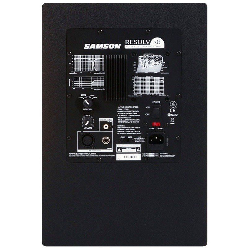 Студийный монитор SAMSON RESOLV A8 • лучшая цена • купить в музыкальном ...