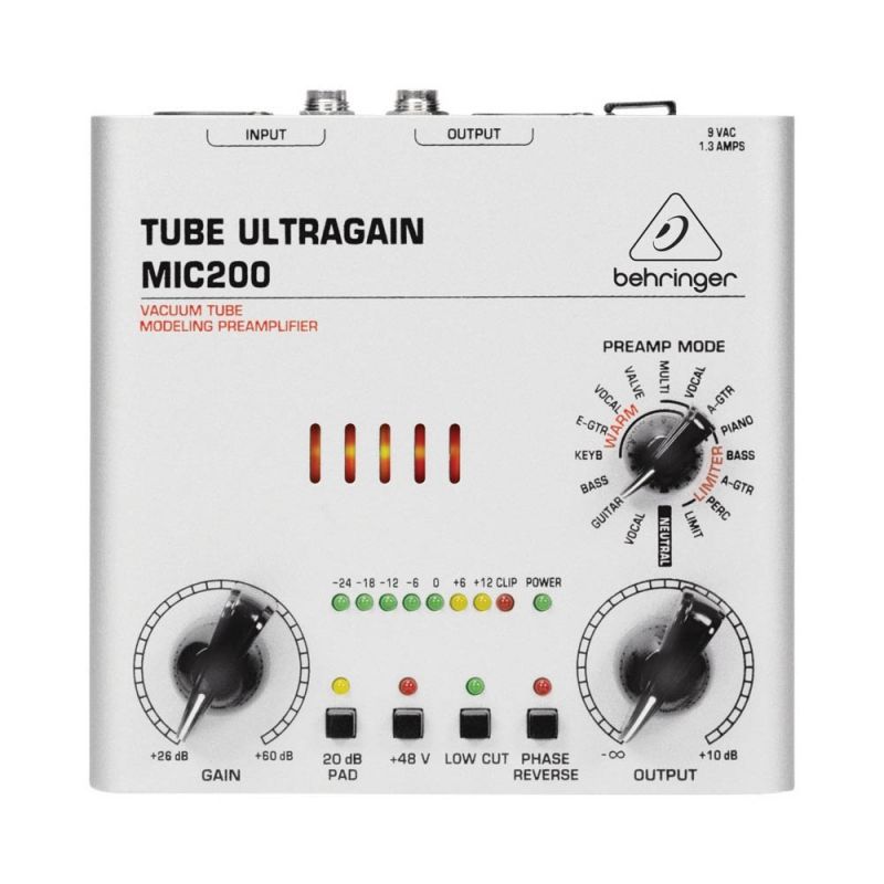 Микрофонный предусилитель Behringer Tube Utragain MIC200 • лучшая цена ...